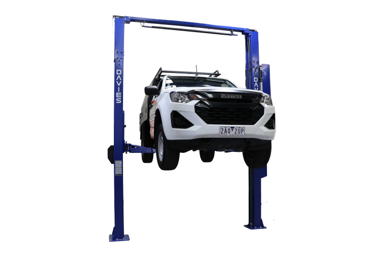 Davies 4.5T Clear Floor Hoist - Davies Automotive Equipment | Hoists ...